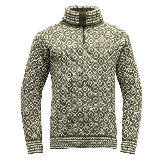 Genser M Devold Svalbard Wool Zip M 388 - DNTbutikken