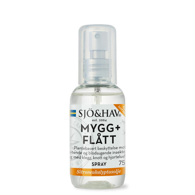 Mygg- og flåttspray SjöHav Mygg+Flått Spray 75 ml - DNTbutikken