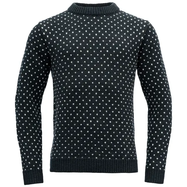 Genser M Devold Sørisen Wool Sweater U M 284 - DNTbutikken